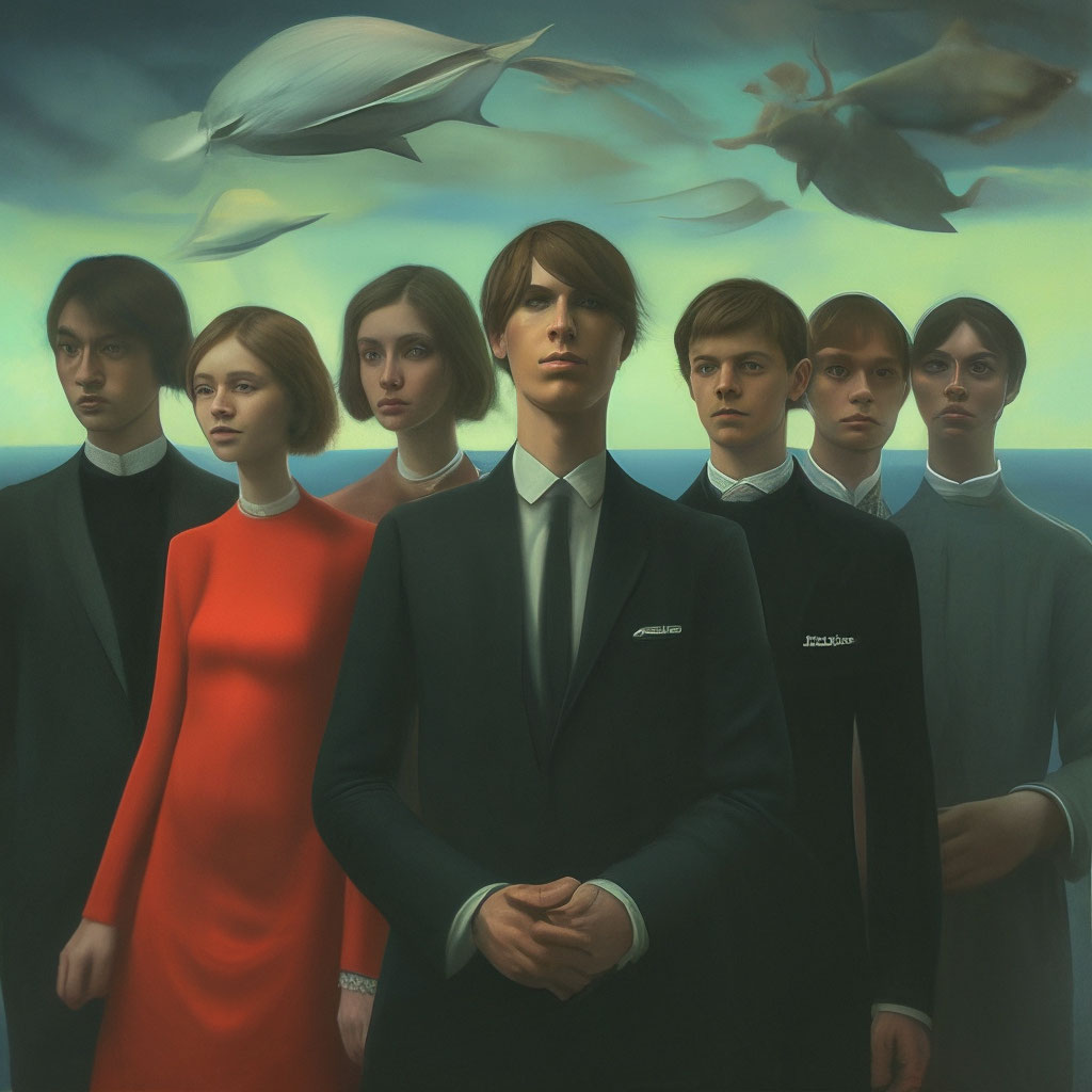 "Deep people" — image created in Shedevrum