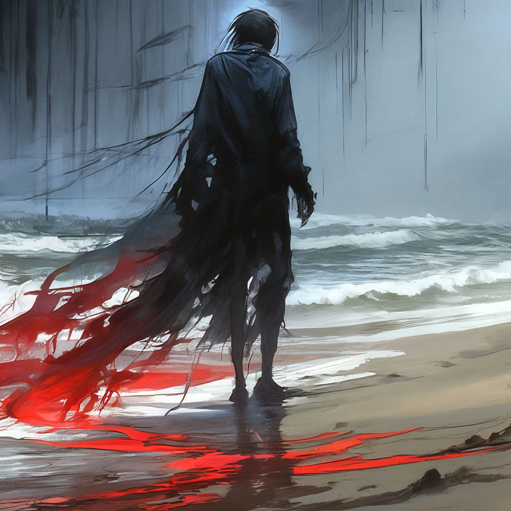 ". fog ghost man, brown hair, gray eyes, prosthetic right leg, epic ...