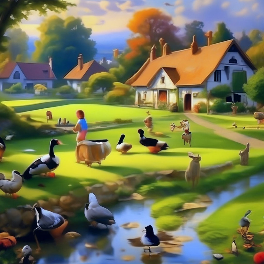 "A house in the village. Idyll. Really beautiful. The landscape is ...
