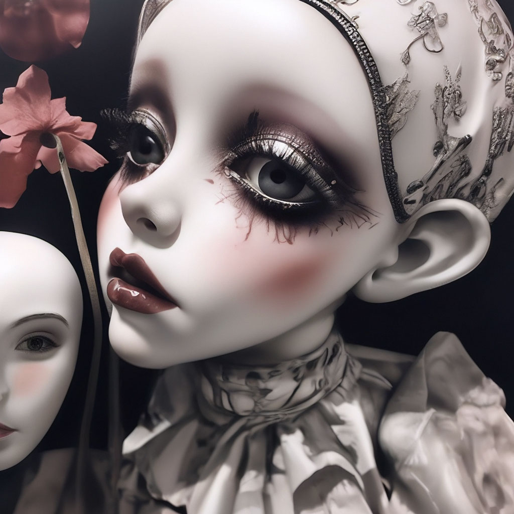 "Mannequin. a doll with a human face Columbine. fashion. the dummy is ...