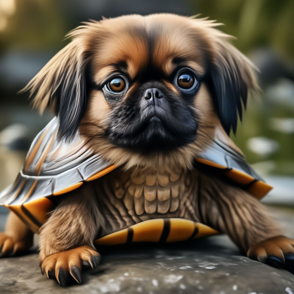 "Pikines+turtle hybrid, Realistic high detail professional photo high ...