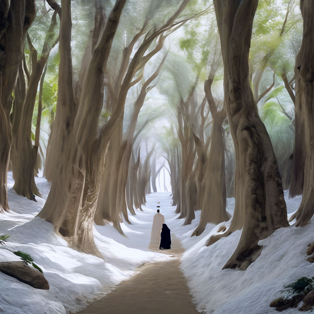 "The fabulous forest of Syria in the middle is a white besette" — image ...