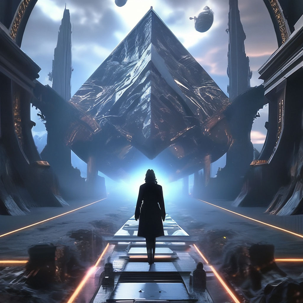 "Mega detailing, life in the meta universe squared 3d, virtual reality ...