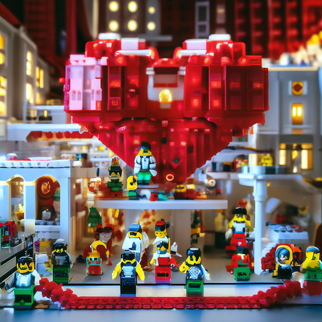 "New lego set surrealism, high resolution, real photo, professional ...