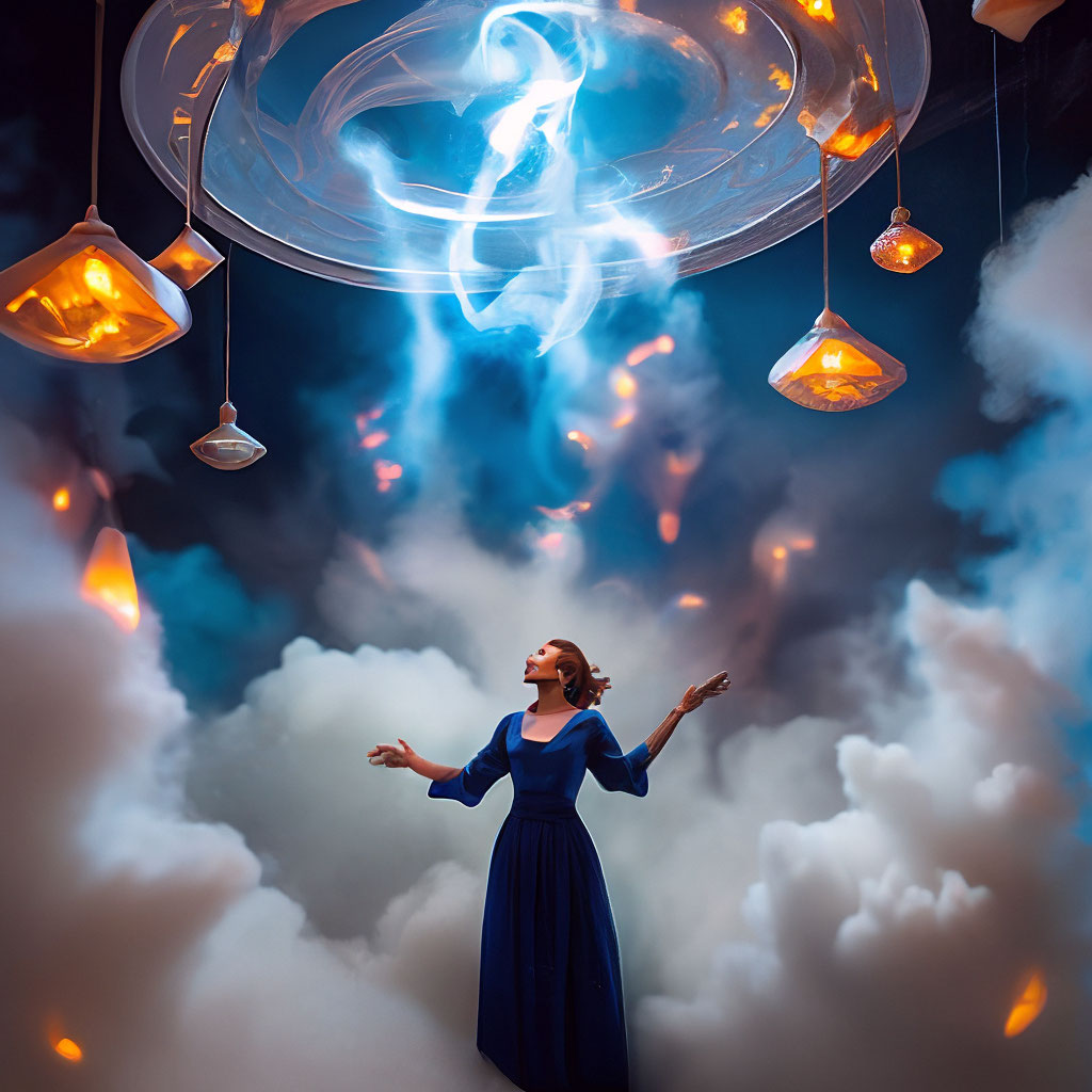 "Air magic" — image created in Shedevrum