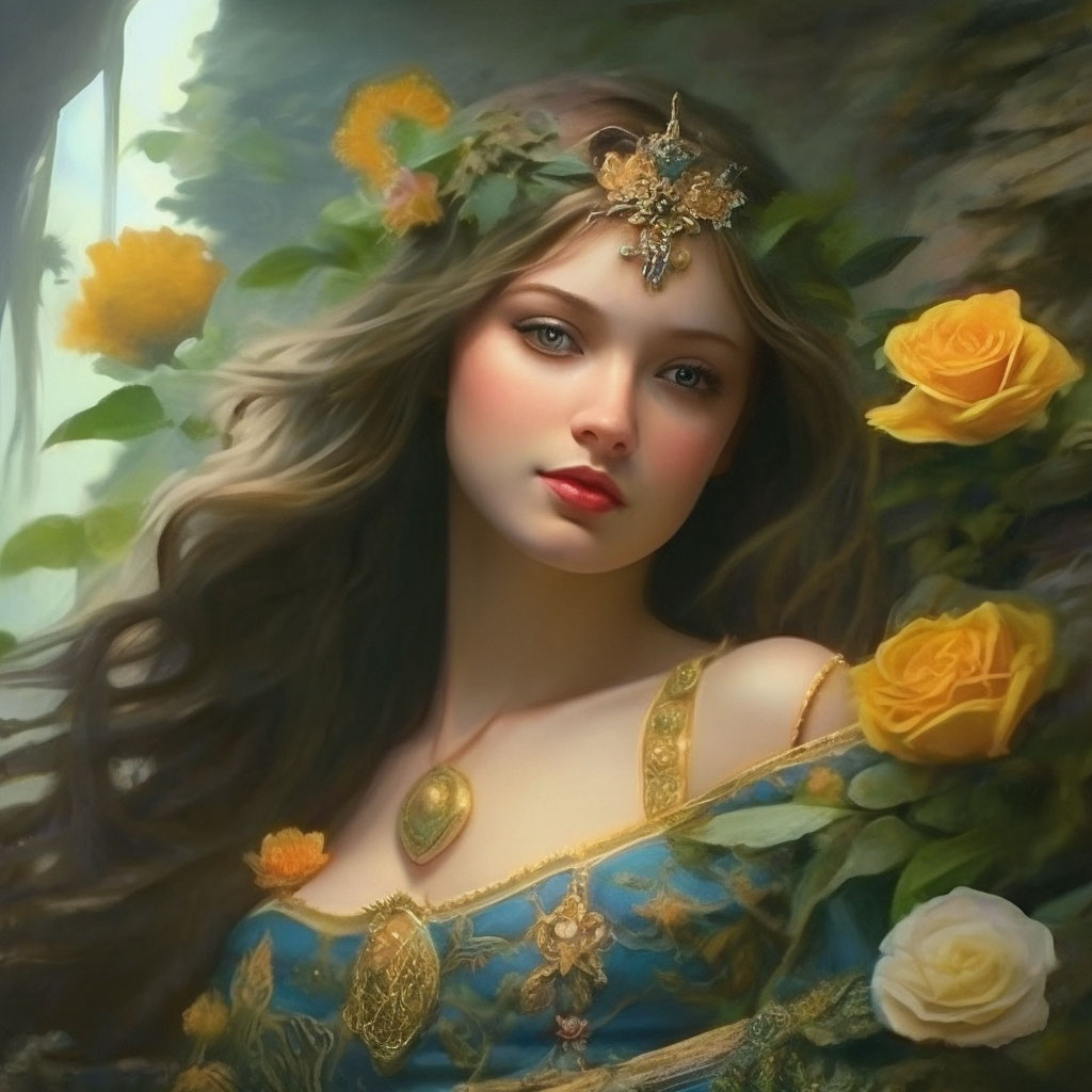 "Hidden beauty is especially beautiful" — image created in Shedevrum