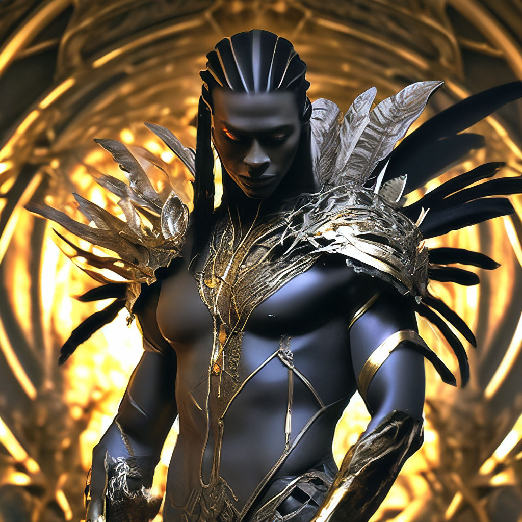 "Conceptually Silver and gold and Black and Red Light paint :horror ...