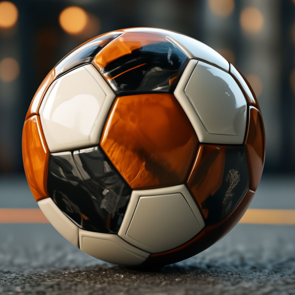 "Soccer Ball 4k high detail" — image created in Shedevrum