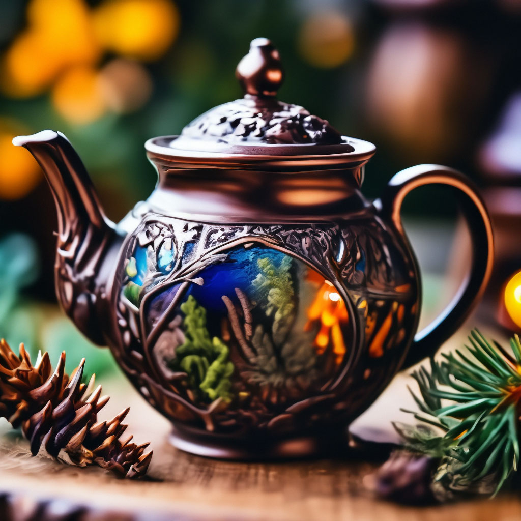 "💫Taiga brew. A teapot with fragrant tea with the addition of Taiga ...
