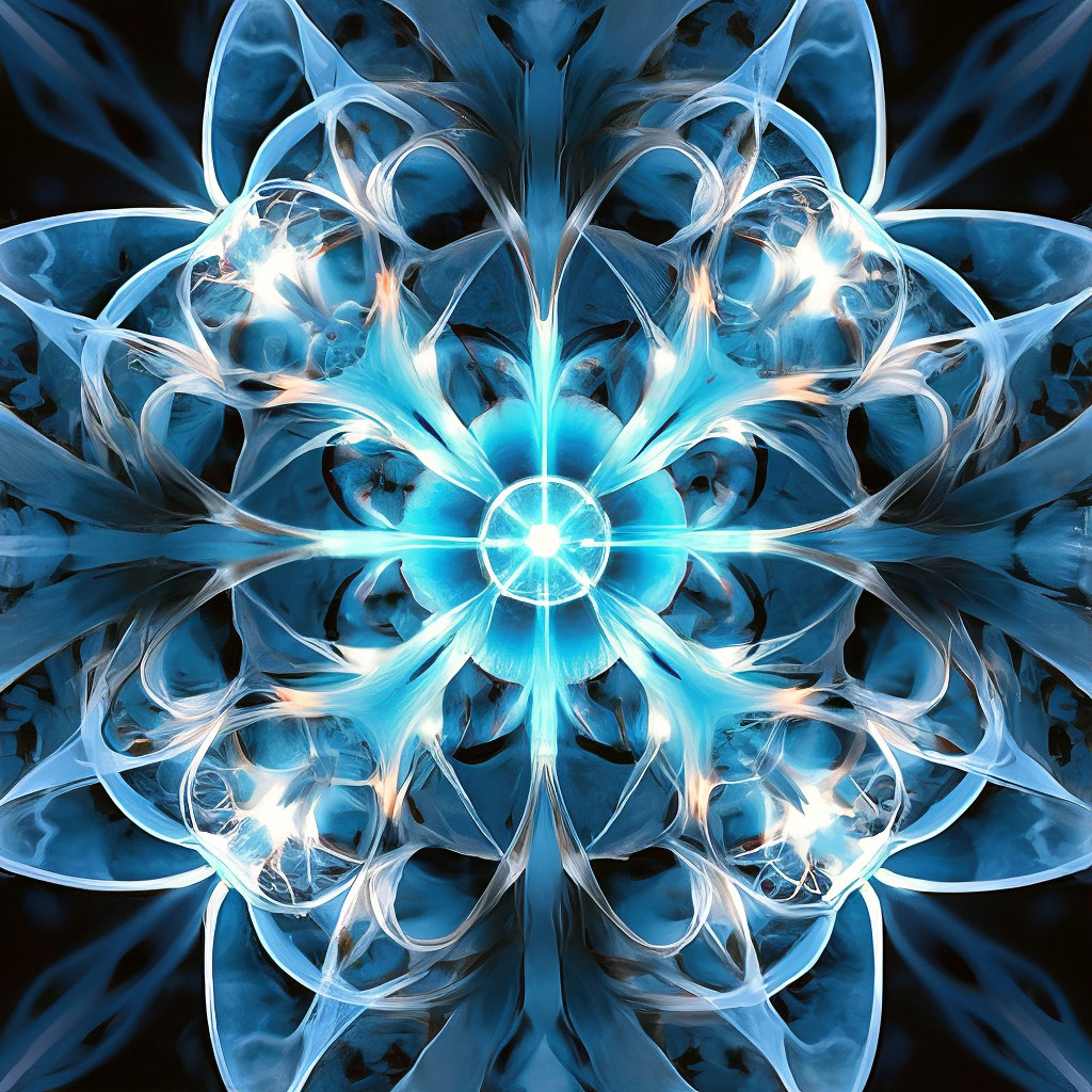 "Snowy fractal geometry, exquisite phantasmagoria, filigree ...
