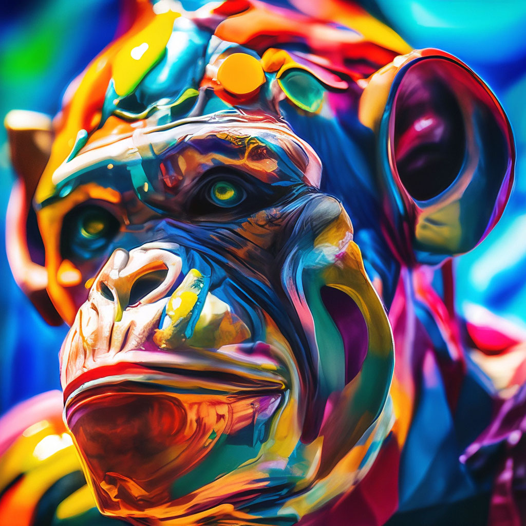 "Homo ape, creative,unreal,mirror-like, aesthetically pleasing ...