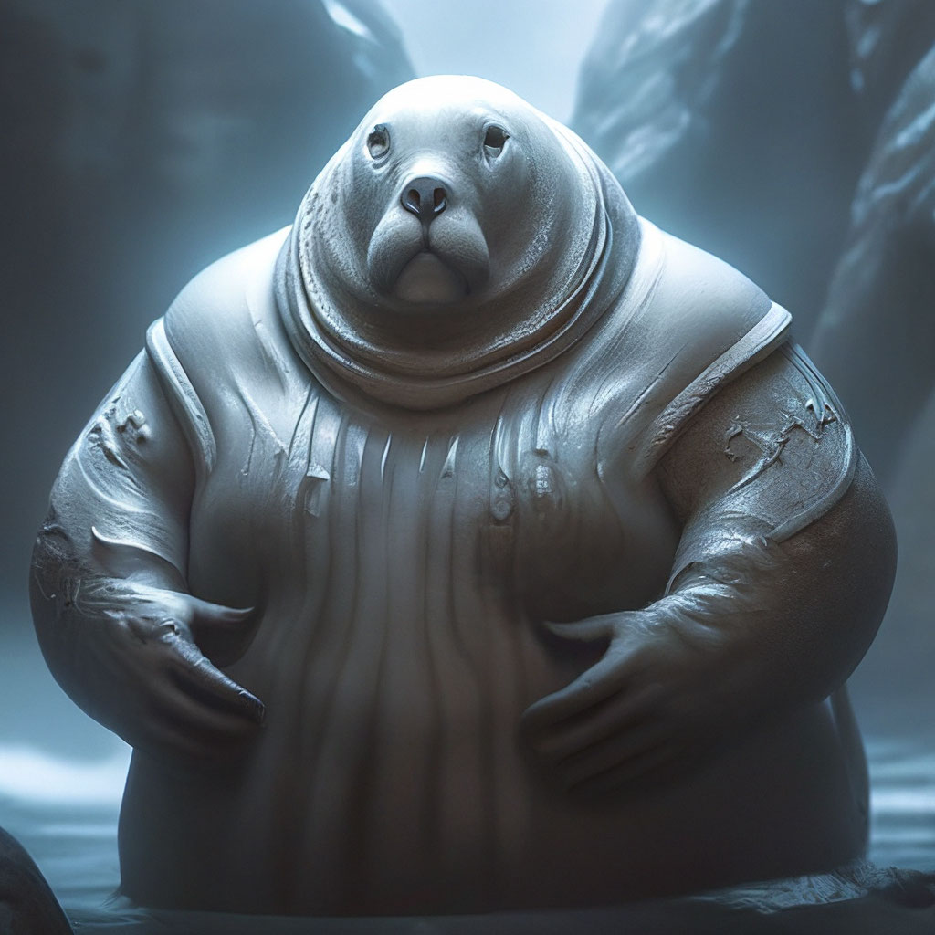 "Fat man is an elemental seal. realistic, ultra-realistic, fantasy ...