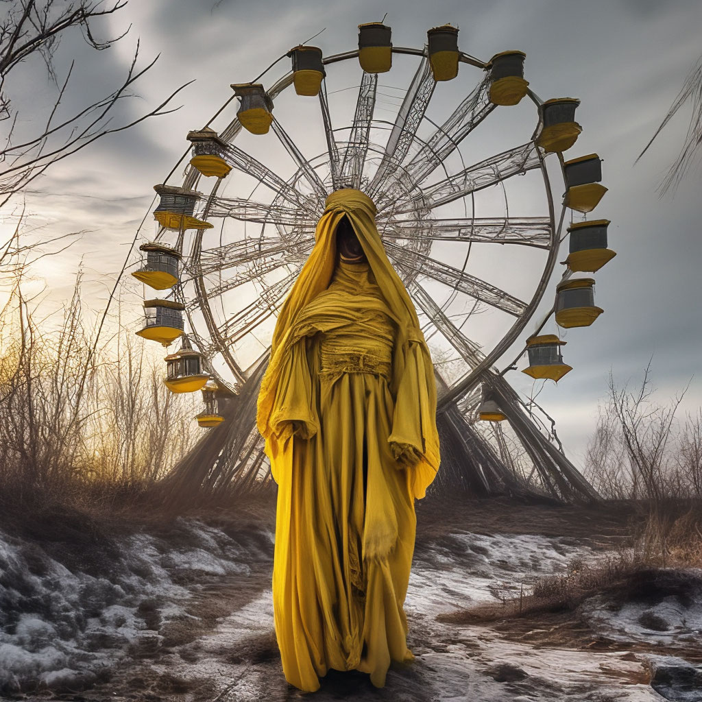 "Hyperrealism, professional photo, creepy necromorphic mummy in ragged ...