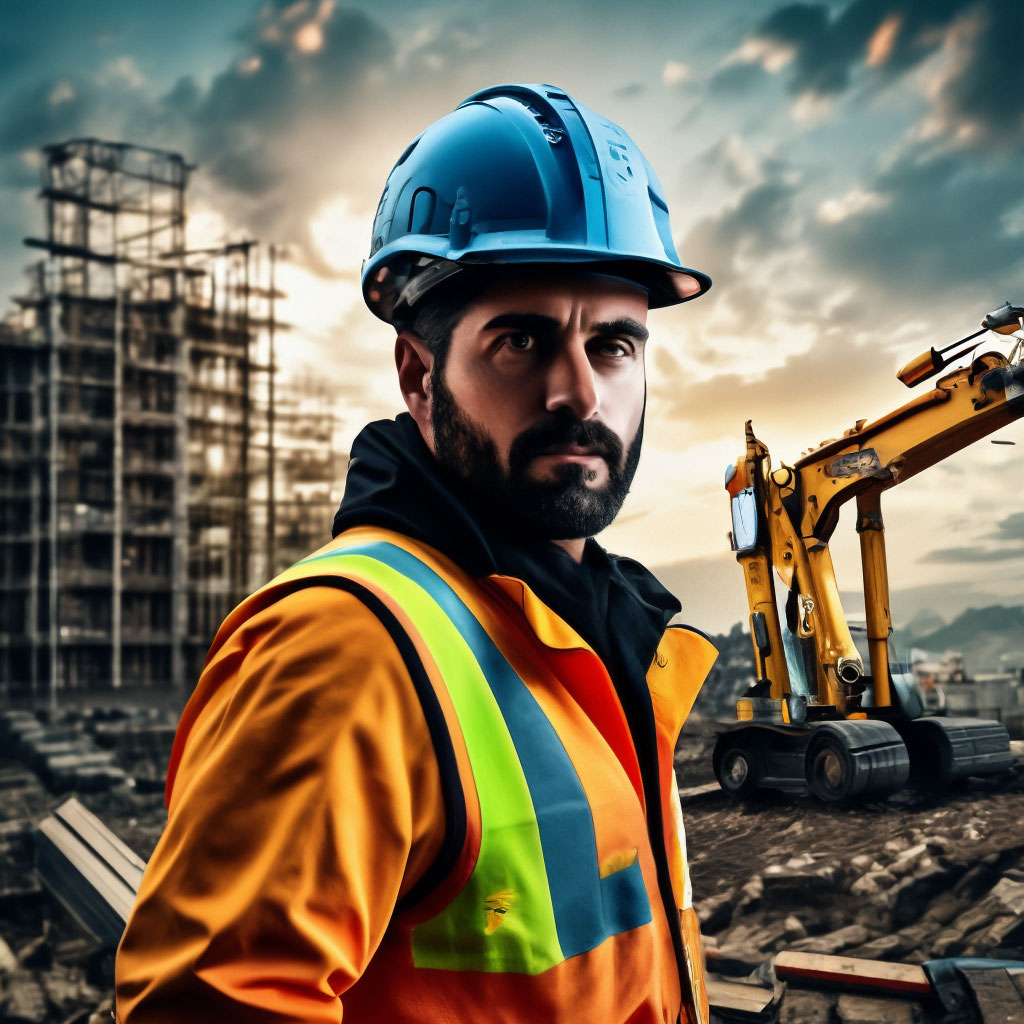 "Poster design for the site punch on the hi-res construction site ...