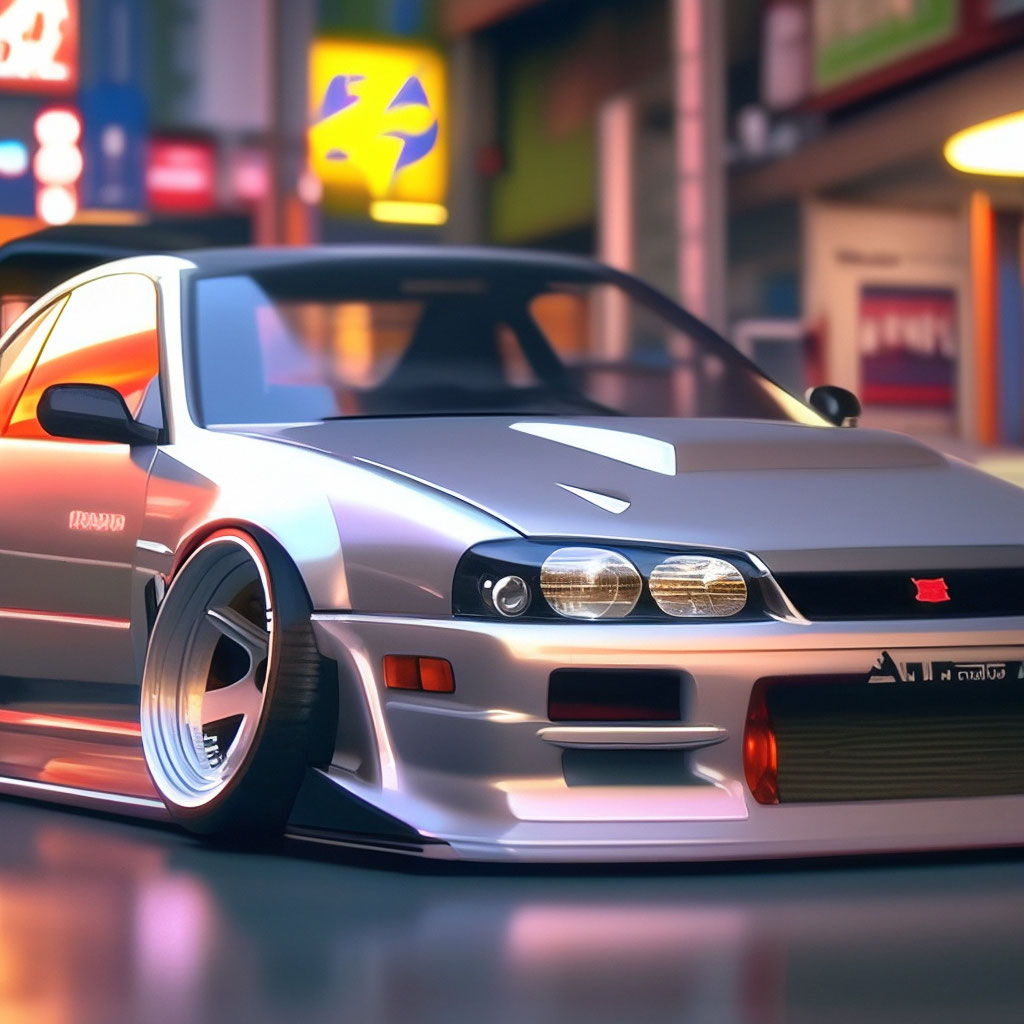 "Jdm Japan car, beautiful, realistic, 4k, high resolution" — image ...
