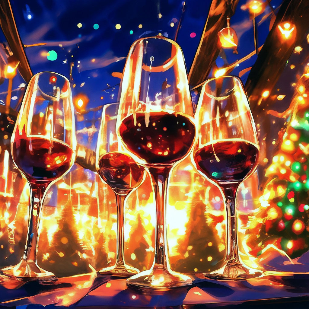 "Slender wine glasses shine, The glasses are shiny and plump. Engineers ...