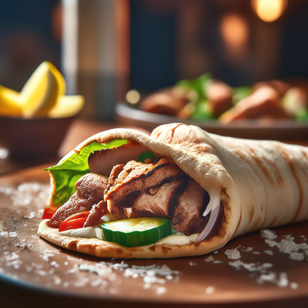 "The best shawarma in the world, aesthetically pleasing, beautiful ...
