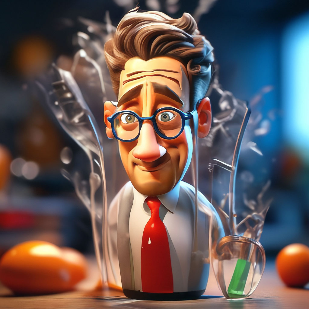 "Fragile funny caricature, humor, beautiful, aesthetically pleasing ...