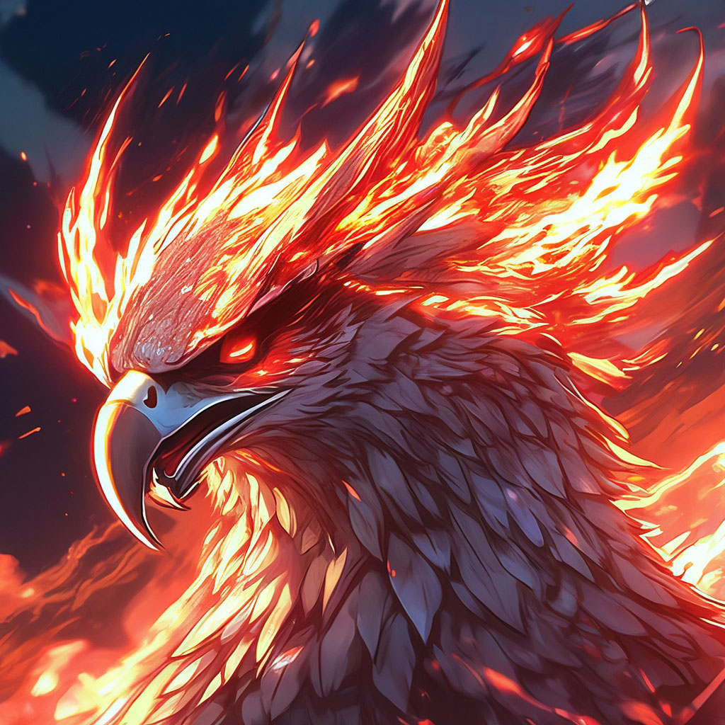 "Infernal griffin, horns, artifact, lightning, necromancy, flames ...