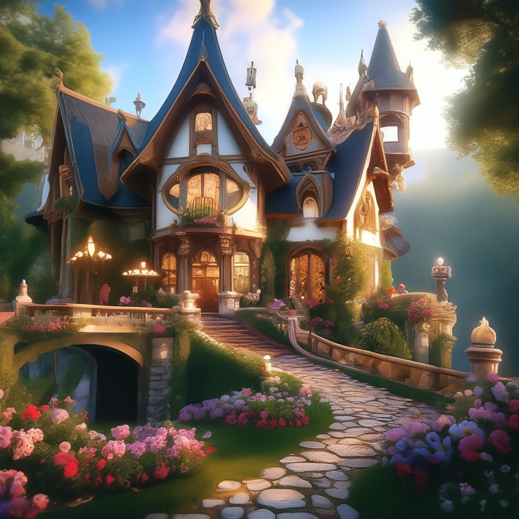 "Fairy tale - fairy tale, fairy-tale house and everything around, fairy ...