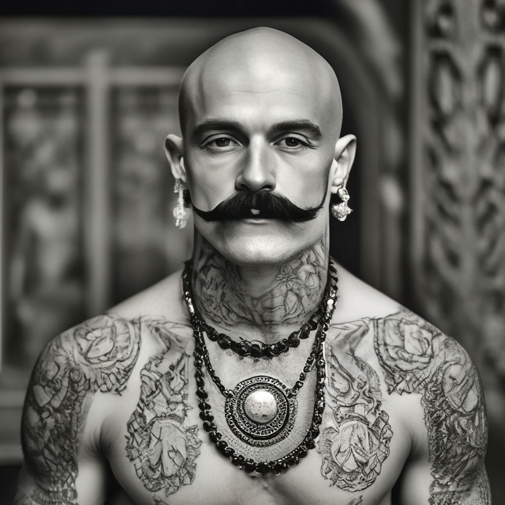 "Wear a mustache, wear a mustache, wear a mustache, wear a mustache ...