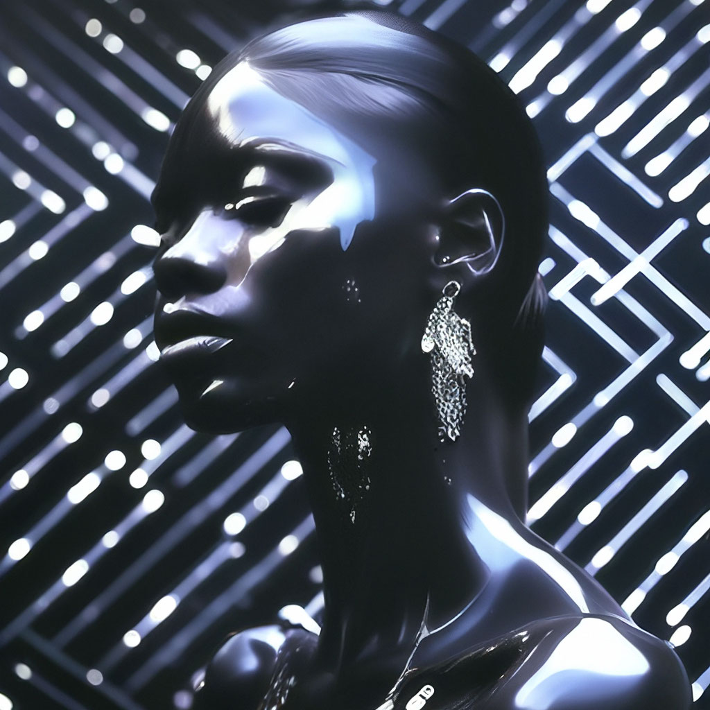 "Megarealism megaminimalism black invisible soul with white horizontal ...
