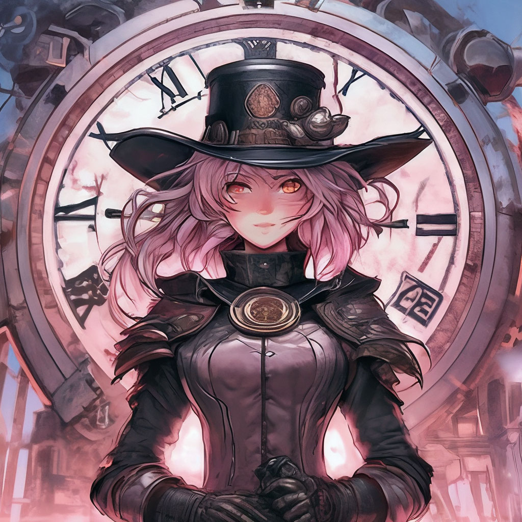 "Professional drawing,sharp contours,anime cover,a girl overseer of ...