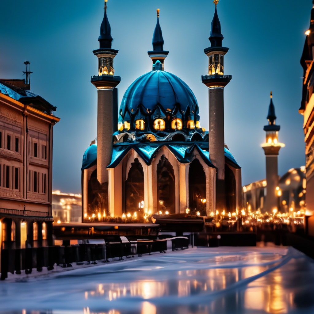 "Tatar Ice Dream Kazan 16k, A art, hyperdetalization, professional ...