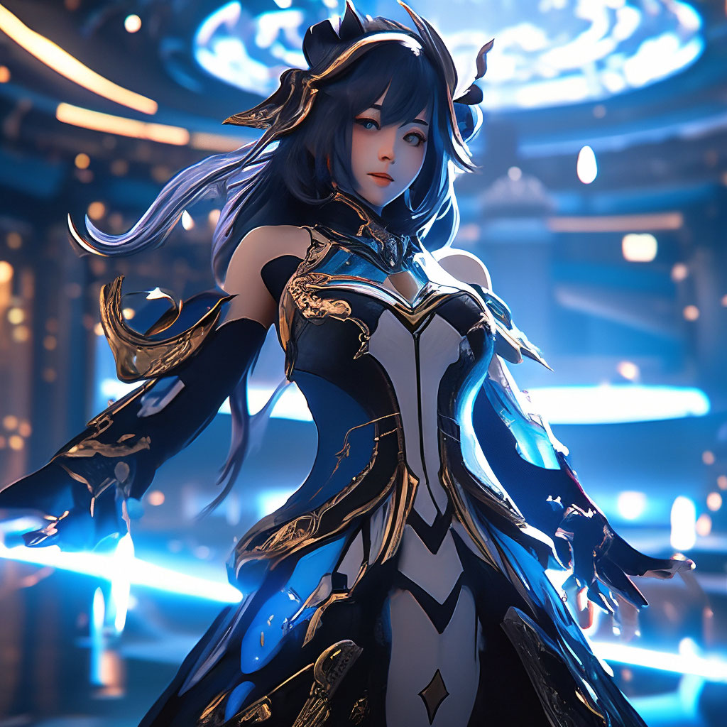 "Furina, Hydro Archon, Genshin Impact, Endless dance of loneliness ...