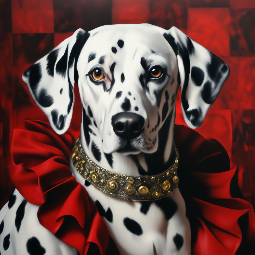 "The doggie in the role of Ruby Roth. Oil and canvas. The leopard ...