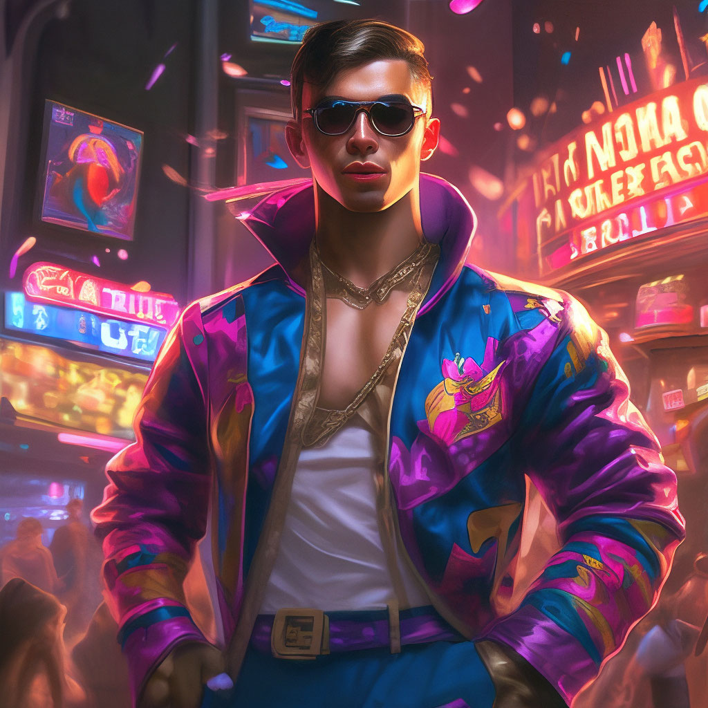 "Cheap show-offs" — image created in Shedevrum