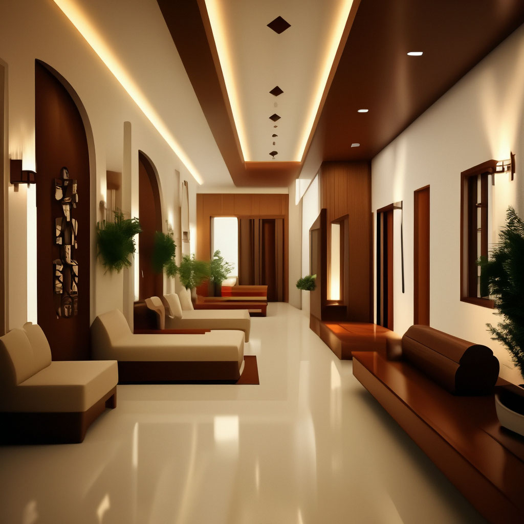 "Interior of a contemporary pakistani house" — image created in Shedevrum