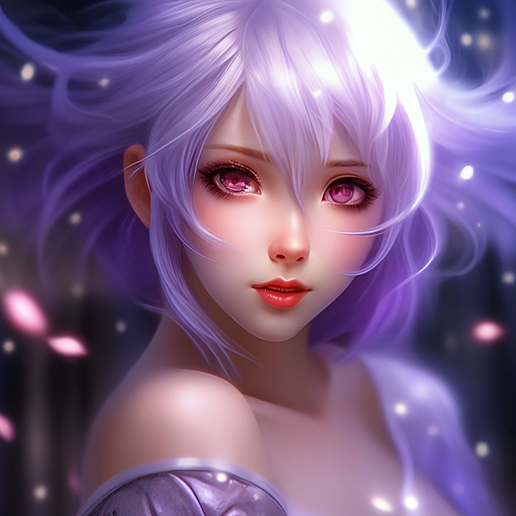 "Mythical girl, full-length hyperrealism,anime art,high quality,mega ...