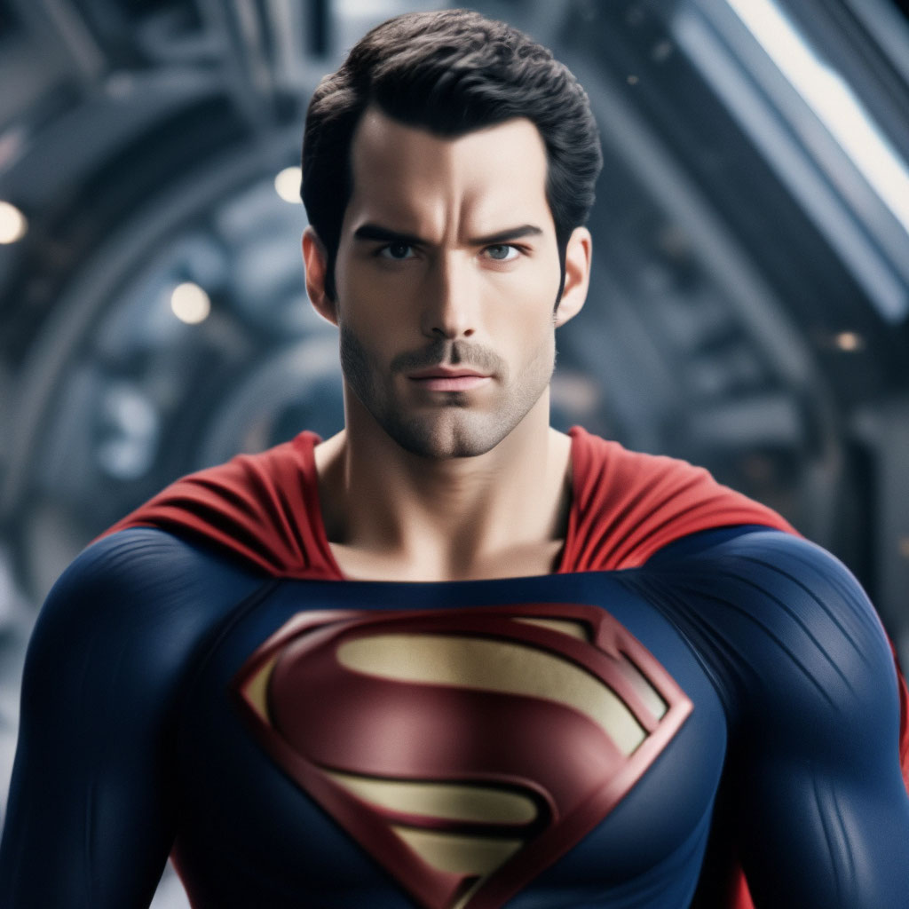 "DC superman, space, professional photo, 4k, high resolution, high ...