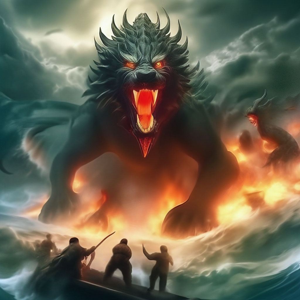 "The nine-headed beast will rise from the sea, the whole Earth will ...