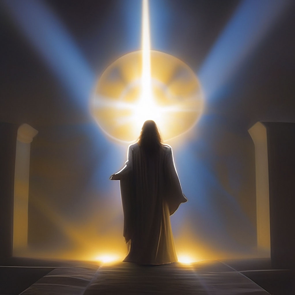 "And HE said, "If light is brought into darkness, there will be light ...