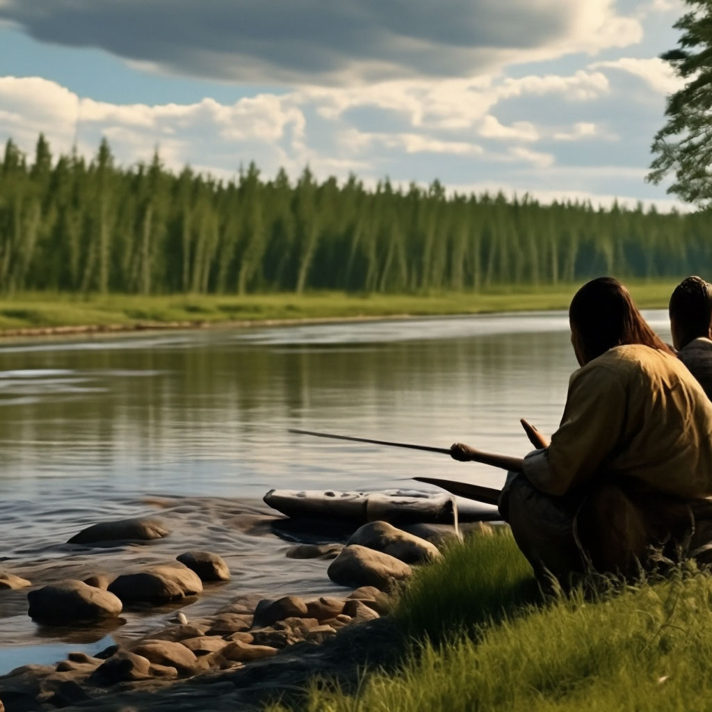 "Negotiations between Tungusov and Evenks on the banks of the Katanga ...