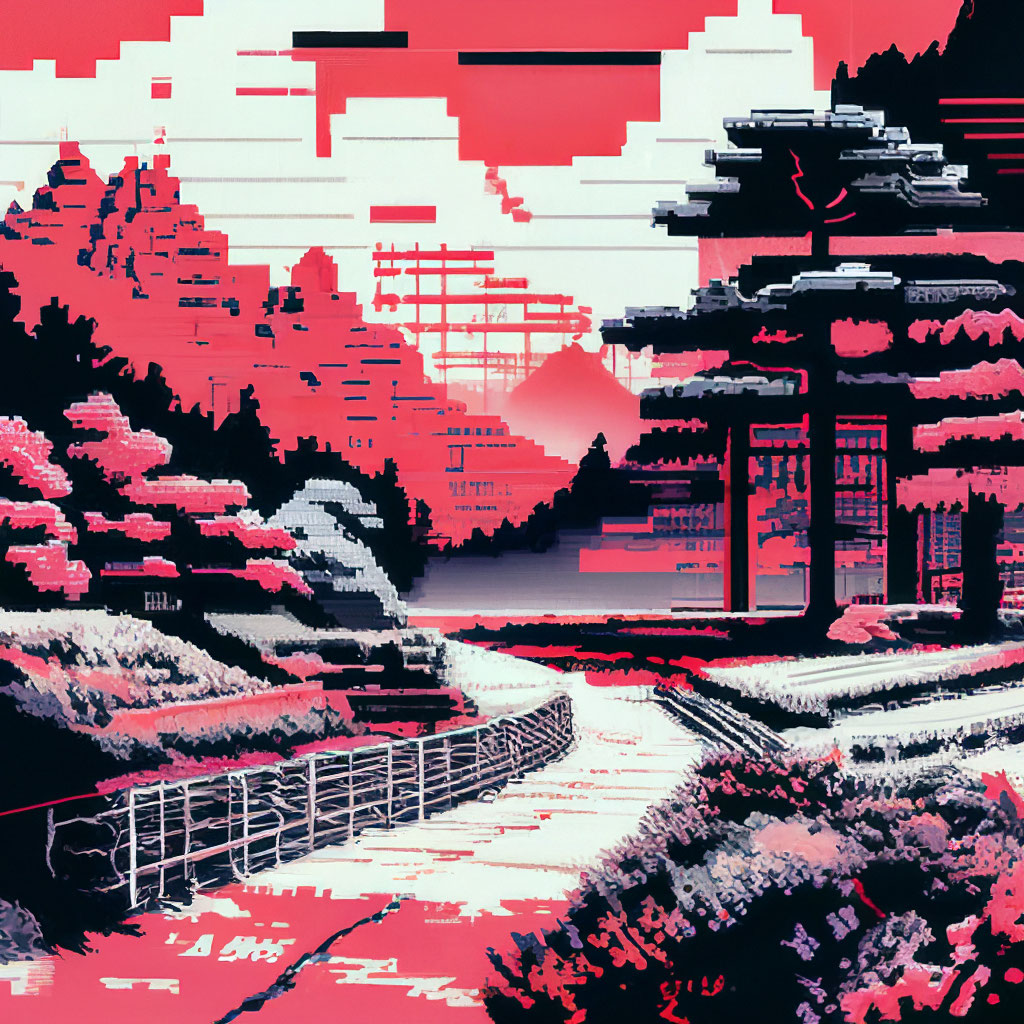 "Pixel graphics" — image created in Shedevrum