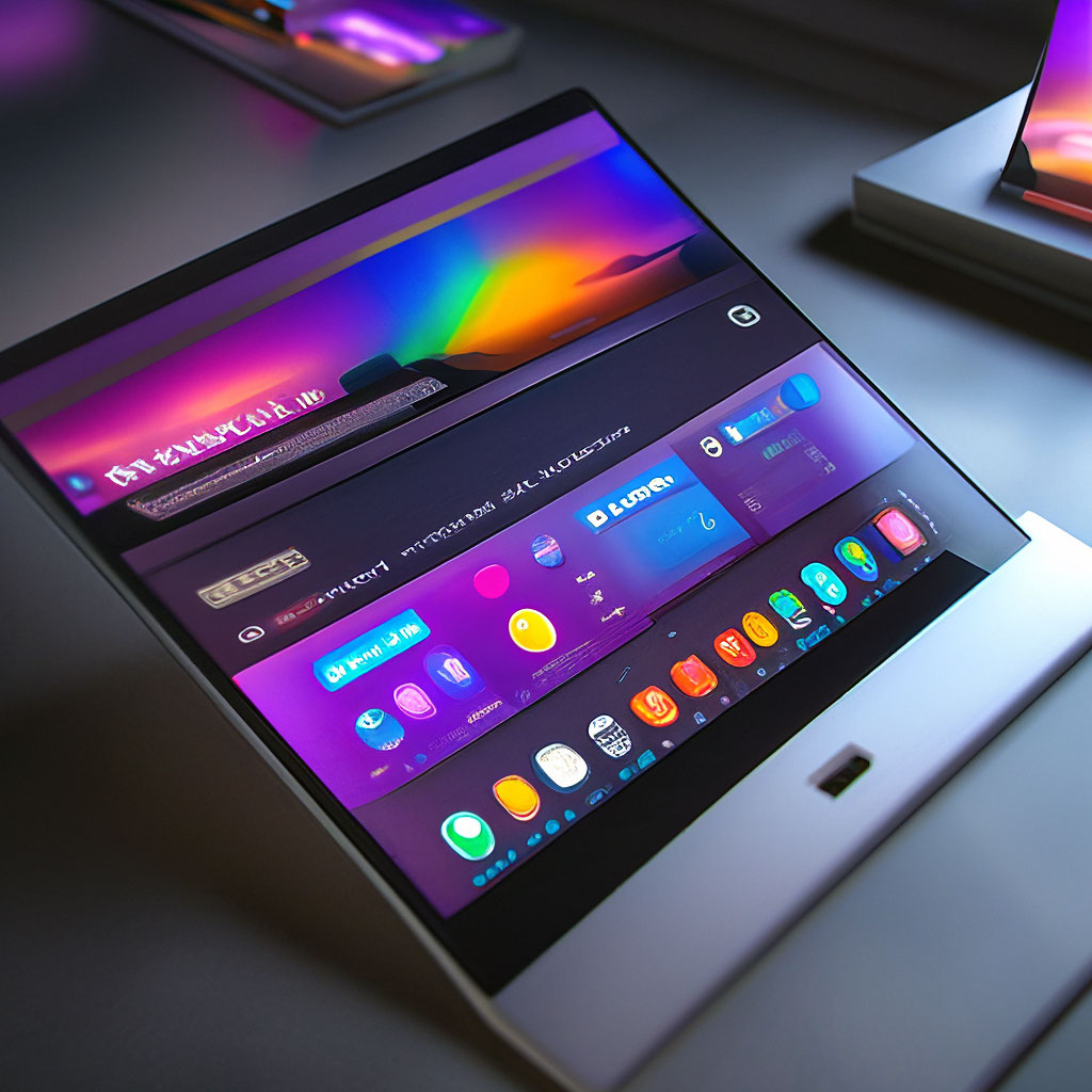 "Premium Tablet👍👍👍)" — image created in Shedevrum