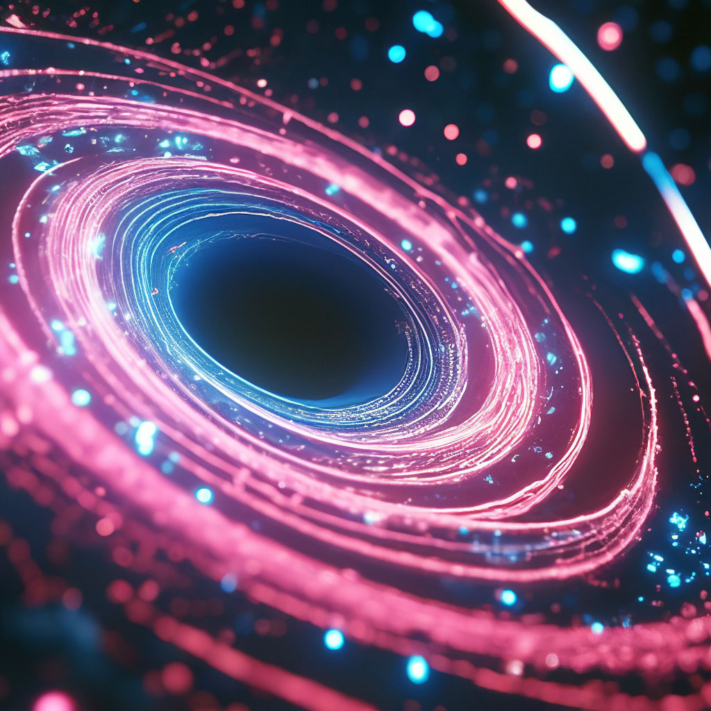 "The cosmic micro universe with micro transparent planets moves along ...