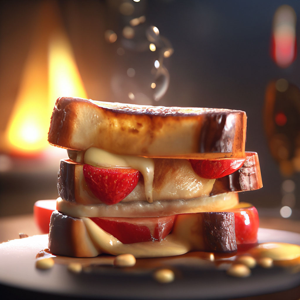 "Toast" — image created in Shedevrum