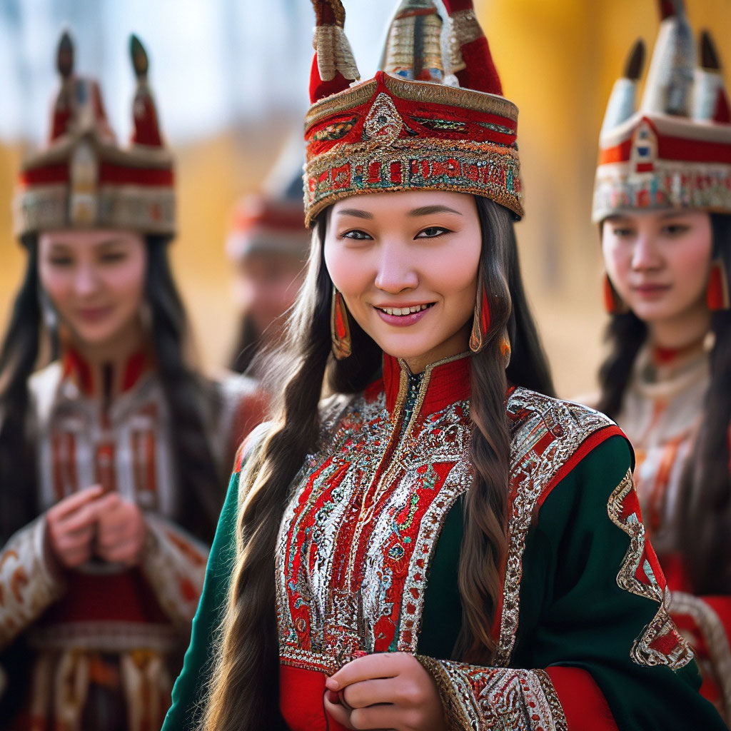 "Kuldyrgysh Kazakh mythology They appear in the form of girls with a ...