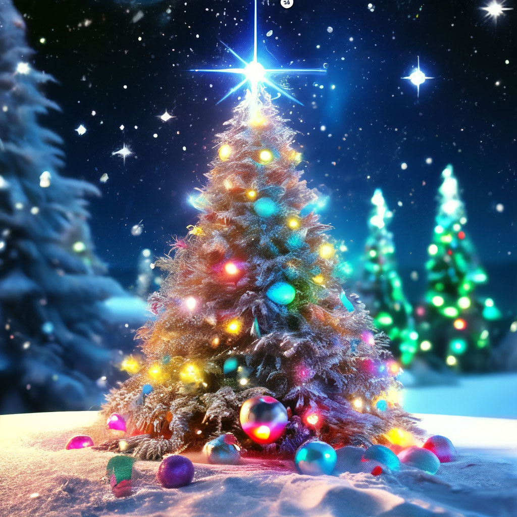 "Super detail, clarity, fabulous, Christmas tree, stardust, toys ...