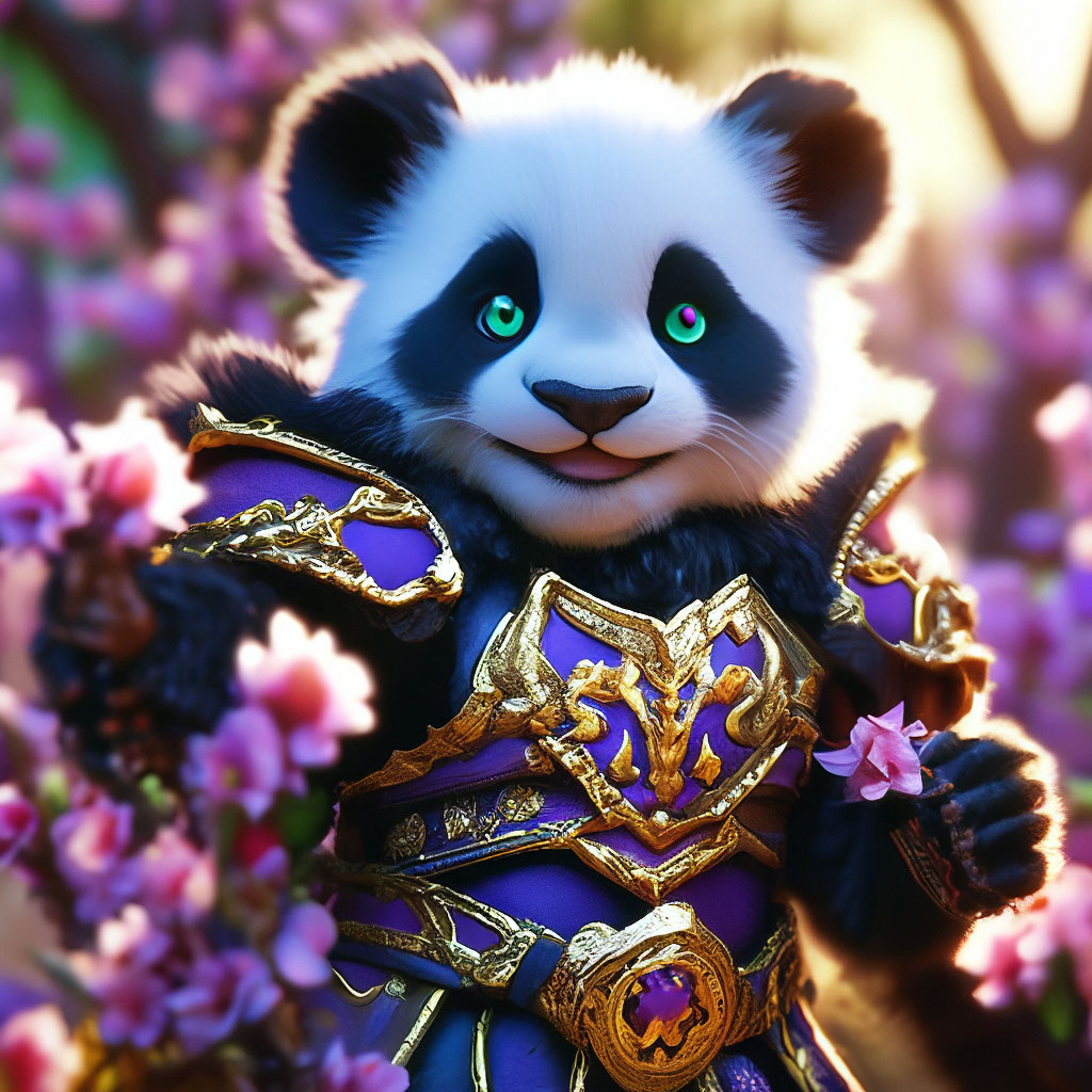 "Pandaren, anthropomorphic cute panda:: fictional character who appears ...