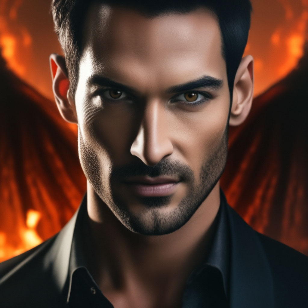 "Lucifer triple exposure aesthetically beautiful professional photo ...