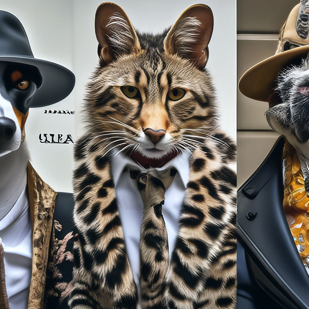 "ANIMALS ON STYLE. animals fashionably dressed, the latest trends of ...