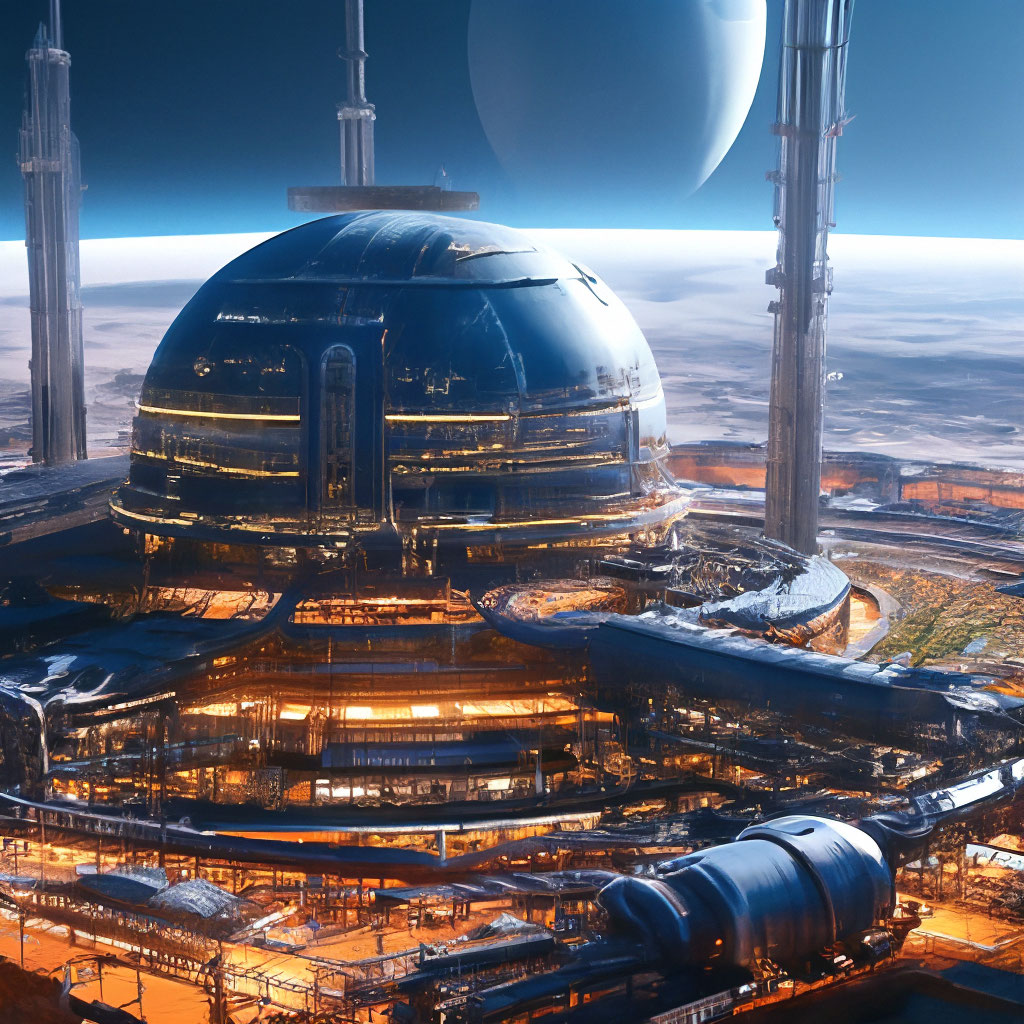 "The Complex Planet ZeMarsia In the open space of space , a complex ...