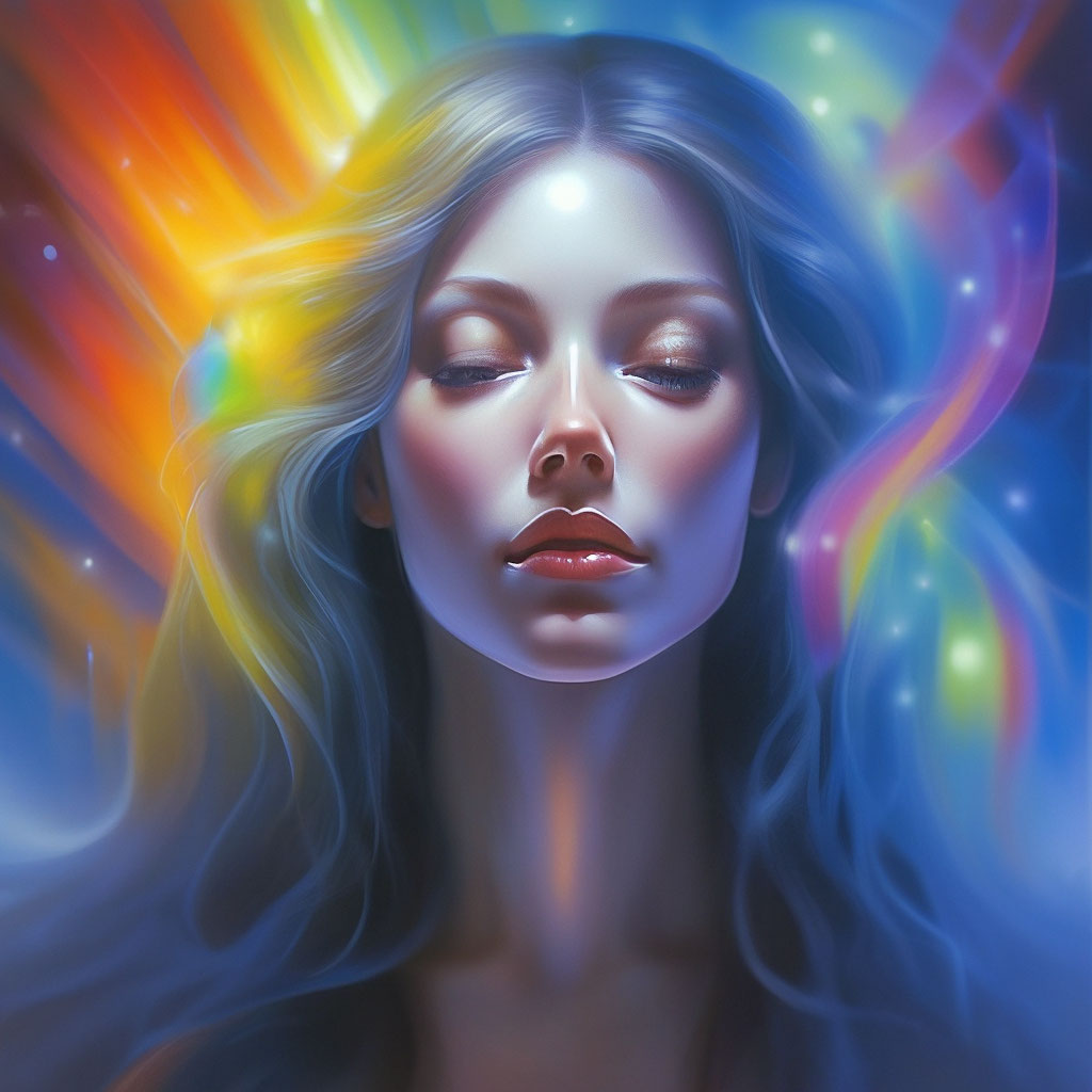 "Psychic, portrait. creative, something. power. power. the unknown ...