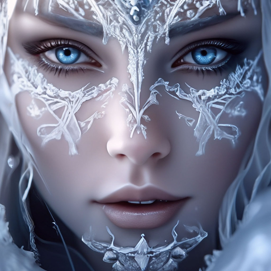"Icy hyperrealistic, 32k, high quality, hyperdetalization,focus on the ...