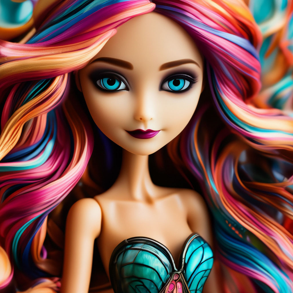 "The doll is a beautiful Ever after high mermaid in the style of ...